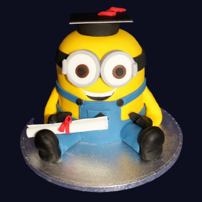 3D Graduation Minion – GardnersBakeryLtd